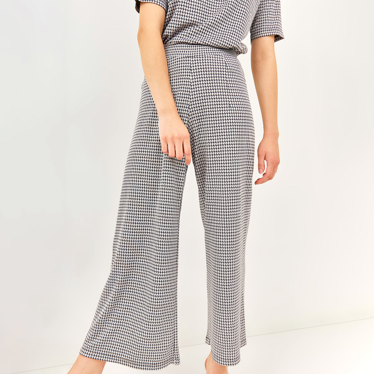 SIMPLICITY Houndstooth Pattern Culotte Pants – www.simplicity.co.id