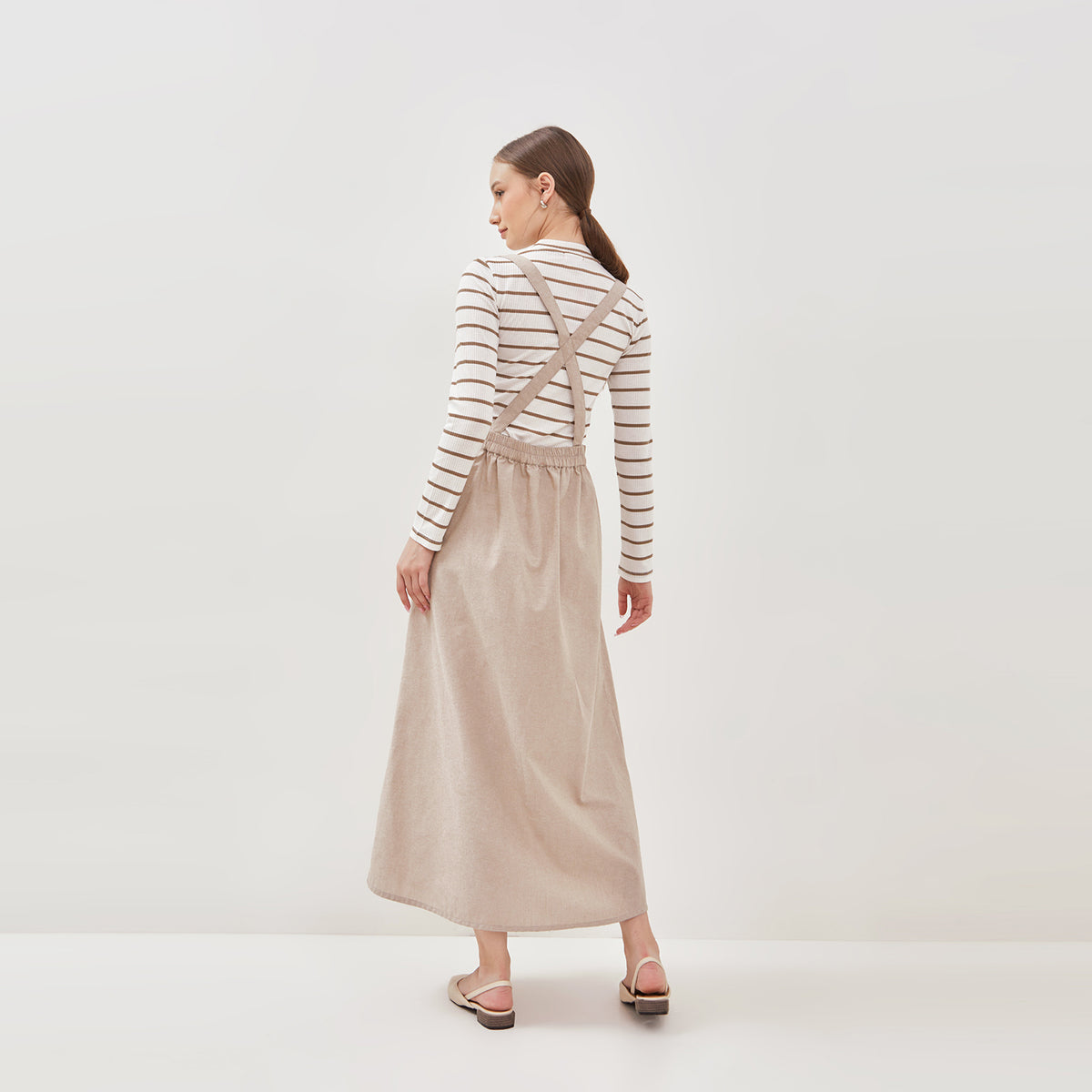 GRAPHIS Snap Maxi Skirt With Shoulder Straps – www.simplicity.co.id